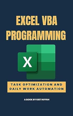 Excel VBA for Absolute Beginners - Visual Basic for Applications