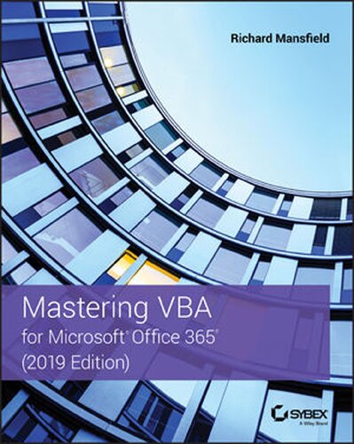 Advanced VBA Programming - Visual Basic for Applications